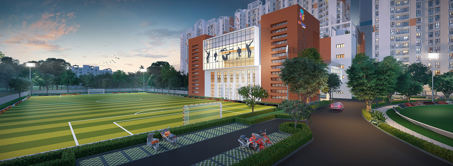 2/3 BHK Premium Apartments in 6 Lane Rajarhat - Merlin RISE, Kolkata